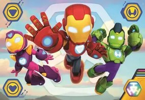 CLEMENTONI Puzzle Iron Man a jeho úžasní přátelé MAXI / 60 dílků / od