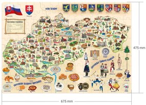 Popular Puzzle, Mapa Slovenska, 160 ks