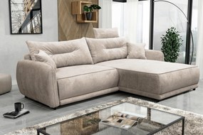 XXXLutz ROHOVÁ SEDAČKA, textil, béžová MID.YOU - Sedací soupravy - 001574006802