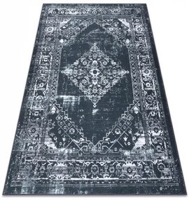 Kusový koberec ANTIKA 117 Vhodný k praní moderní klasický šedý grafitový Rozměr: 120x170 cm
