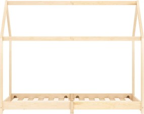 Rám dětské postele masivní borové dřevo 90 x 200 cm 283348