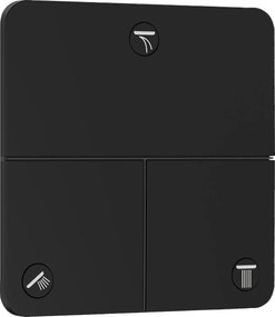 Hansgrohe ShowerSelect Comfort Q, ventil pod omítku pro 3 spotřebiče, černá matná, HAN-15587670
