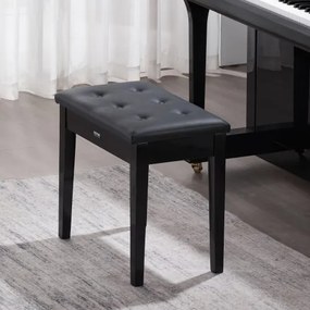 Piano Keyboard Úložný prostor na lavici Polstrované sedátko Dřevěná toaletní stolek