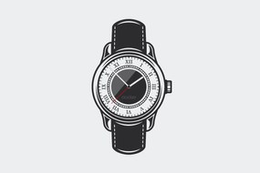 Clocker Nalepovací hodiny Watch Barva ciferníku: Černá