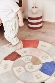 OYOY Vlněný koberec Hopscotch Nautilus 100 x 112 cm, multi barva, textil