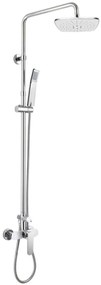 Mereo - Sprchový set s baterií, 23x23 cm, chrom CBE60104SBM
