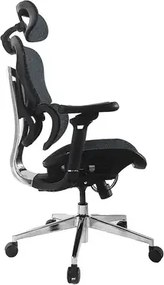 Equip Ergonomická kancelářská židle modrá/černá / Kancelářská židle /