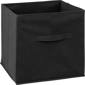 Regál s 6 textilními boxy, výš, 98 cm