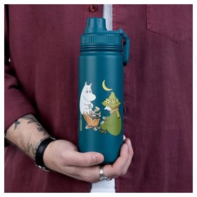 Termo láhev NB Moomin Adventure modrozelená 0,55L, NordicBuddies Finsko