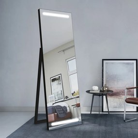 Zrcadlo Enar Black LED Rozměr: 60 x 150 cm