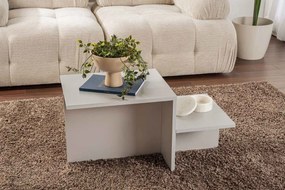 Designový konferenční stolek Olivette 80 cm šedý
