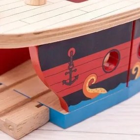 Bigjigs Rail Pirátská galéra / od 3 let