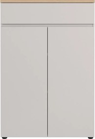 Krémová matná komoda 80x120x40 cm Lissabon – Germania