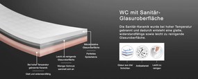 design závěsný klozet DOPORRO DZ112 WC - BLACK - soft close