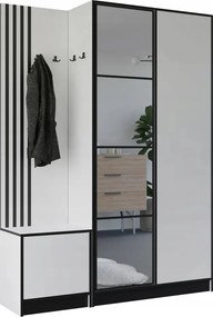 Šatní skříň EDEN 13 bílý Vzor 1