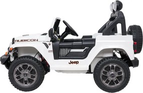 Elektrické autíčko Jeep Wrangler Rubicon LIFT bílé