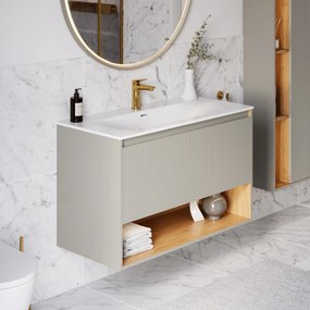Umyvadlo Duravit s toaletní skříňkou BELDIVO 100 cm