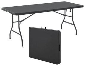 Juskys Bufetový stůl XL skládací černý