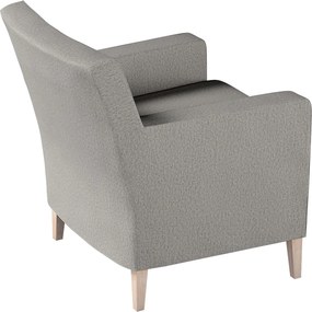Potah na křeslo IKEA Karlstad barva šedá látka pletený vzor