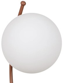 Opviq Stolní lampa Yay - 5013, Bílá, Měděná