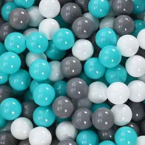 vidaXL Dětský stan na hraní s 250 míčky modrý 120 x 120 x 90 cm [3107743] Barva: Vícebarevný