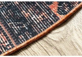 koberec ANTIKA ancient chocolate kulatý, moderní patchwork, řecký omy velikost kruh 160 cm | krásné koberce cz