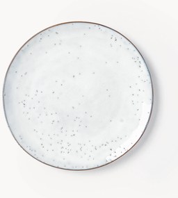 Sada ručně vyrobených mělkých talířů Nordic Sand, 4 díly