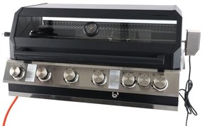 Kingstone Vestavný plynový gril Cliff 6005-II, 6 hořáků, grilovací plocha: 90,5 × 45 cm, 21 kW