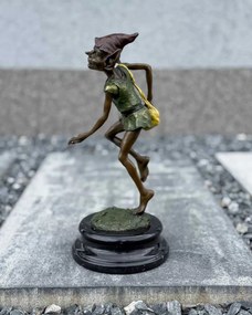 Bronzová socha - Skřítek rozsévač