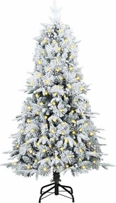 Umělý Skládací Vánoční Strom s stojanem Zelená 120 cm PE a PVC 3397454