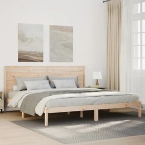 Prodloužený rám postele bez matrace 200 x 210 cm masivní dřevo 3309305