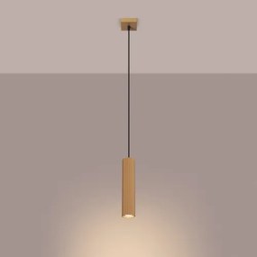 Závěsné svítidlo SOLLUX KARBON 1 zlaté GU10 1x10W bez žárovky SL.1554
