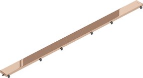 Mexen Flat M13 maskovnice 2v1 pro liniový odtok 100 cm, růžové zlato - 1619100