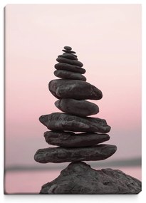 Malvis ® Obraz Mohyla z kamenů Velikost (šířka x výška): 90x60 cm
