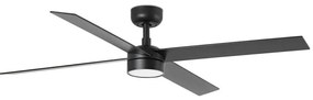 FARO Barcelona FARO 34356-1TW - LED Stm. str. vent. RUDDER L LED/20W/230V černá pr. 132 cm + DO 34356-1TW