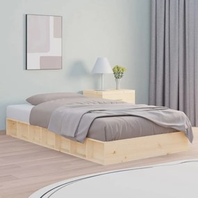 vidaXL Rám postele voskově 90 x 200 cm masivní borovice [820695] Barva: Přírodní