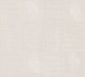 Vliesová tapeta geometrický vzor, bílá, béžová 663-06 / Tapety na zeď Balade (0,53 x 10,05 m) Dekens
