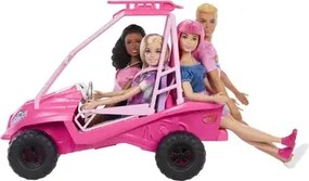 MATTEL Barbie Plážová bugina růžová / Hračka pro panenky / Pro 4 panen