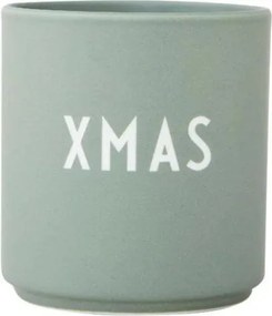 Zelený hrnek z imitace porcelánu Design Letters Favourite, 0,25 l