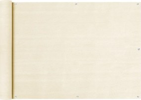 vidaXL Balkónová zástěna 75 x 300 cm HDPE [310836] Barva: Bílá