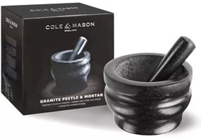 Cole&Mason - Granitový hmoždíř s tloučkem GRANITE pr. 18 cm žula/černá