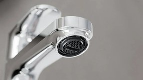 Hansgrohe Rebris S, umyvadlová baterie 110 s odtokovou soupravou s táhlem, chromová, 72517000