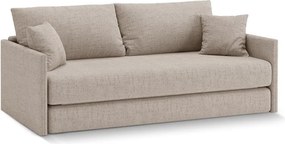 Světle hnědá žinylková rozkládací pohovka 209 cm Shannon – Cosmopolitan Design