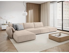 Béžová rohová pohovka (levý roh) Vanda – Mazzini Sofas