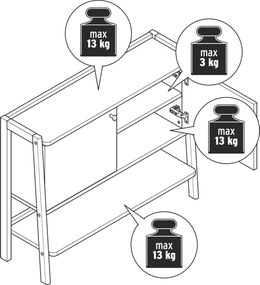 Tchibo - Příborník - barva: hnědá