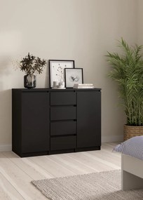 FALCO Komoda Simplicity 236 černý MAT
