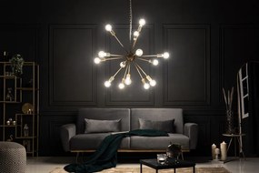 Designové závěsné svítidlo Daube 85 cm zlaté