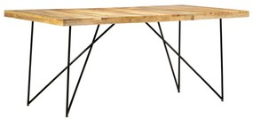 Jídelní stůl 180 x 90 x 76 cm masivní mangovníkové dřevo - Default Title