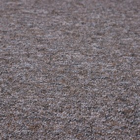 Condor Carpets, Metrážový koberec Classica 192, zátěžový, na míru, šíře 4m,5m, hnědá, ab (mřížka), chodba / předsíň