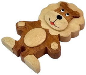 2Kids Toys Dřevěná magnetka velká Lev stojící